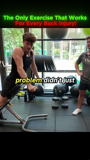 ​‪@lowbackability‬ The Only Exercise To Fix Your Back Injury#backpain #backextension #cbum #gym #usa