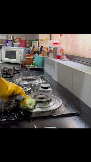 Kitchen Deep Cleaning #deepcleaning #cleanwithme #homecleaning #cleaning motivation #shorts