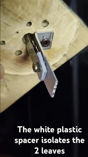 Casanova Homemade Pinball - 18 - Stand-up target, redesigned with homebrew leaf switch