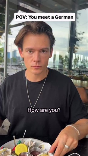 Mario Adrion Comedy on Instagram: "Asking a German a very Loaded Question 🤔"