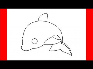 How To Draw Dolphin From Roblox Adopt Me - Step By Step Drawing