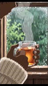 If You Need Peace, Watch This 🌲 Rainy Forest ASMR #anime #environment #ghibliasmr #reel #yt #yt