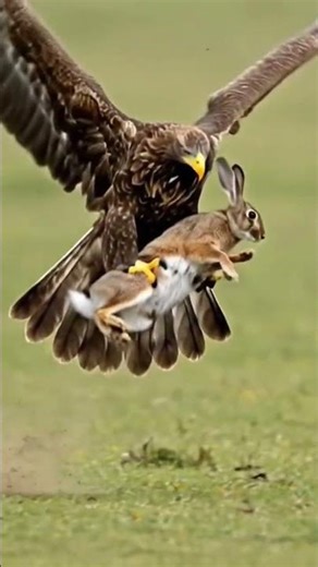 Golden Eagle vs. Wild Rabbit 🦅💨