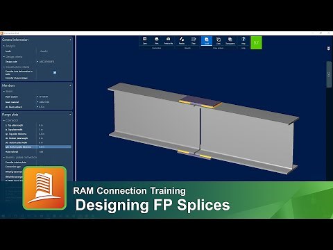 Designing Flange Plate (FP) Splice Connections in RAM Connection