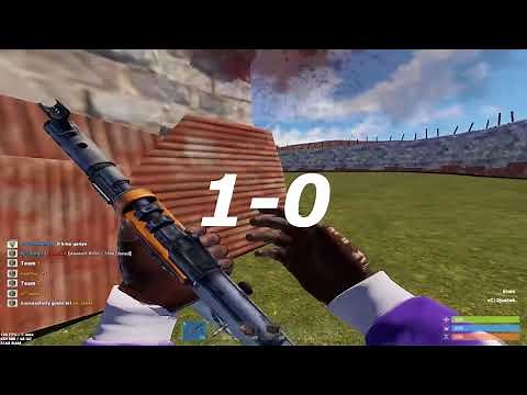 Rust 1v1 trashtalker (He leaves the server)