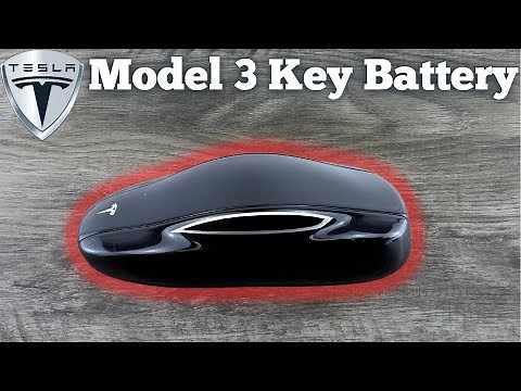How To Change A Tesla Model 3 Remote Key Fob Battery 2017 - 2021 DIY Replace Replacement Batteries