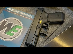 WE Airsoft Glock 19 Gen 5 Gas Blowback Air Pistol quick review and testing