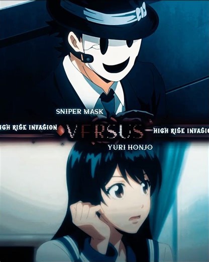 First Node edit | Yuri Honjo vs Sniper Mask #edit #highriseinvasion #anime #yurihonjo #snipermask