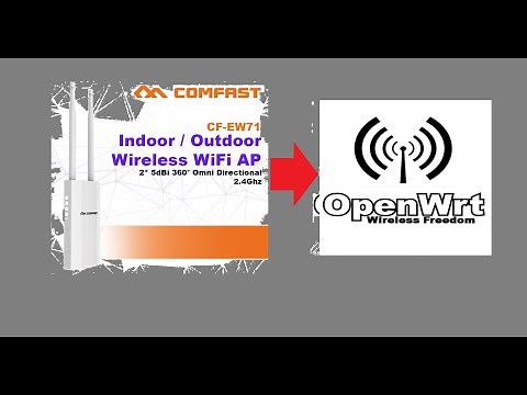 How to Install OpenWRT in Comfast CF-EW71