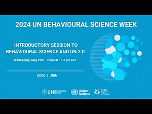 Behavioural Science & UN 2.0