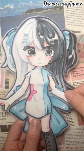 Paper doll gacha life #paperdoll #hangingpaperdoll