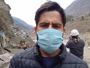 17K views · 104 reactions | Here's a first-person account of the situation in Uttarakhand's Chamoli where a sudden flood after a glacier broke off in the upper reaches of the state led to disaster downstream. The first visuals of the NTPC hydro power plant were of unbelievable devastation. The 520 megawatt project was in shambles. This is what Akshay Kumar Dongare saw and other observations of the glacier disaster. | NDTV | Facebook