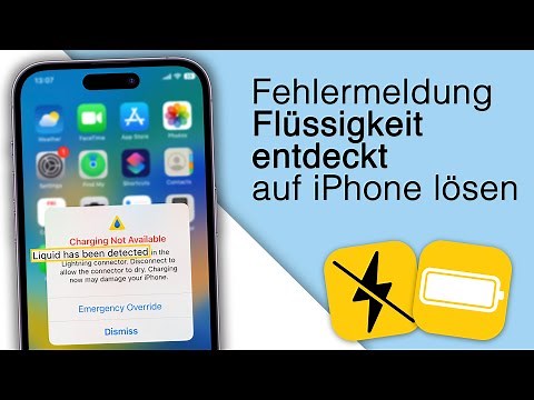 Laden nicht möglich! Im Lightning-Connector Flüssigkeit entdeckt! [Gelöst]