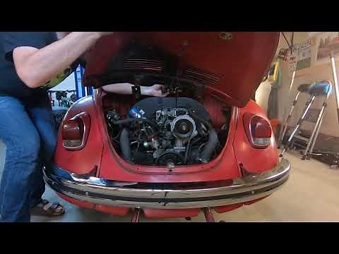 VW Beetle - Deck Lid Spring - Installing without removing deck lid completely