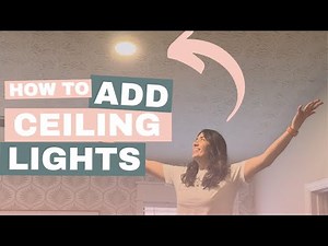 How to Add Wafer Ceiling Lights - Beginner Tutorial - Electricity 101