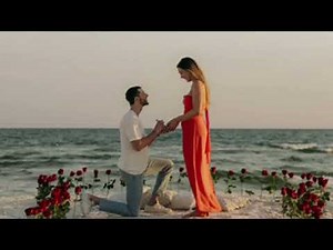 Strangers Record Couple's Beach Proposal and Their Comments While Filming Go Viral