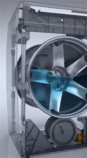 How does a washing machine work?This 3D mechanical animation explains the working
