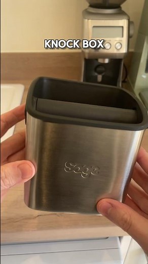 The knock box explained #espresso #coffee #knockbox #explained #howto #coffeetime #sage