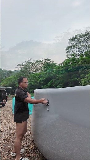 How to deflate your inflatable pool quickly ! IPOOLGO portable swimming pool 🏊