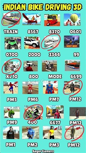 New Update Real code 💥 Indian bike driving 3d all new cheat code update + plugin cheat code