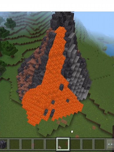 Making a Working Volcano in Minecraft