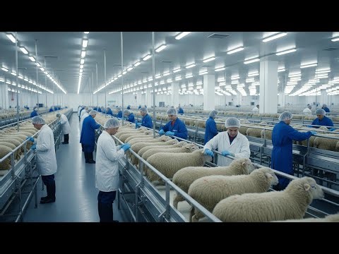 You Won’t Believe How Sheep Wool Turns Into a Luxury Jacket | The Full Process Revealed!