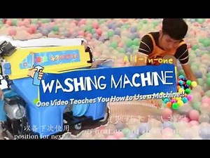 Integrated Ball Washing Machine – 📄Quick Operation Guide from Dreamland
