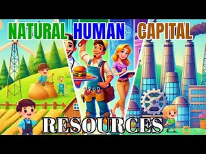 What Are Natural, Human, and Capital Resources? | Educational Video for Kids