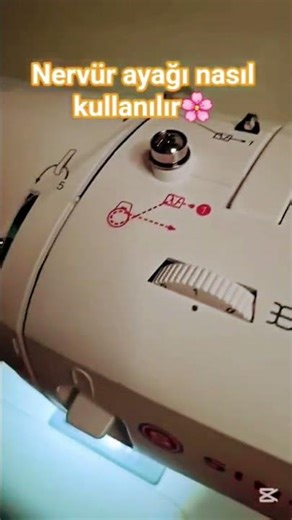 nervür ayağı nasıl kullanılır #sewing #dikismakinasi #diy