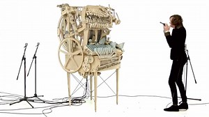 Instrumento musical hecho con dos mil piezas de mármol. Créditos: Wintergatan | Tecnologías apropiadas