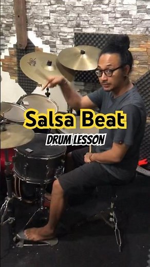 Salsa Beat 🥁 | Drum Lesson #salsa #salsabeat #salsadrum #salsadrumbeat #drum #drums #drumlessons