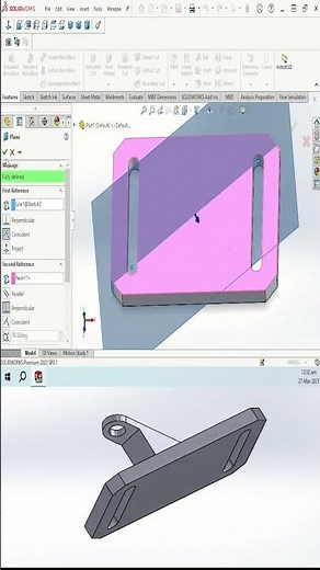 SolidWorks Tutorial: Practice Problem 5.3 #solidworks #CAD #cadsoftwaretutorial #solidworkstutorials