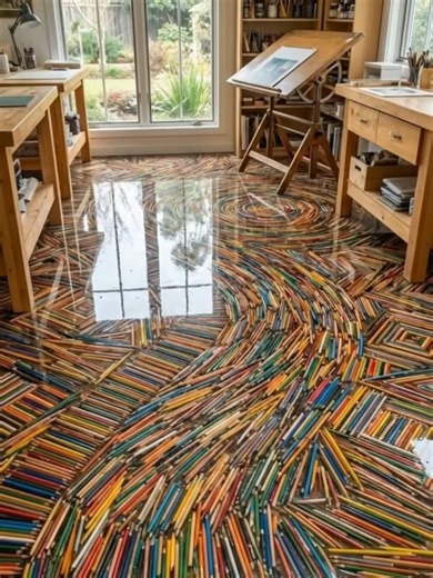 Epoxy Floor New Designs #epoxy #flooring #homedecor #transformation #interiordesign
