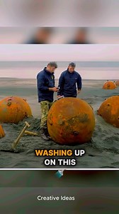 Huge Balls Washed Up on This Beach | 𝐂𝐫𝐞𝐚𝐭𝐢𝐯𝐞 𝐈𝐝𝐞𝐚𝐬