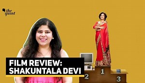 21K views · 178 reactions | "Accompanied with some rousing background score and in the brightest of sarees, #VidyaBalan plays #ShakuntalaDevi with full-blooded commitment and a full-throttle signature laugh!" Writes Rj Stutee. Read more here: https://bit.ly/2P9v2Wc | The Quint | Facebook