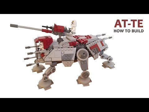 LEGO Star Wars AT-TE Walker MOC | Building Instructions