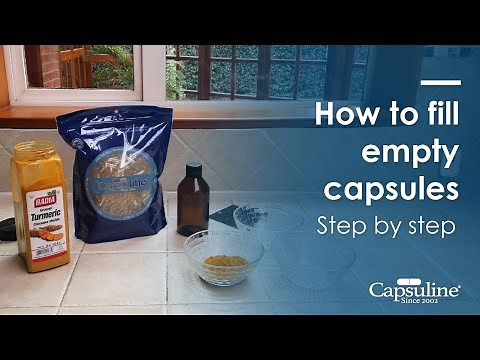 How to Fill Empty Capsules Manually - Step by Step