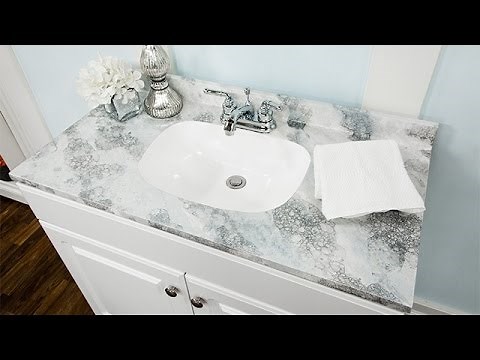 How To - Ken Wingard's DIY Faux Marble Countertop - Hallmark Channel