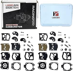 【LandTank】Pack of 2 K10-WAT Carburetor Repair Kit Compatible with Carb Poulan Craftsman Chainsaw Trimmer Weedeater Leaf Blower