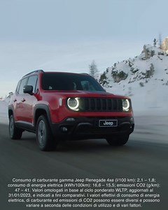 144K views · 66 reactions | Gli altri durante l’inverno: cioccolata calda e copertina. Jeep® lovers durante l’inverno: avventure nella neve e suoni della natura grazie al silenzio dell’elettrico. ️ #Jeep4xe #Renegade4xe #ASMR | Jeep Italia | Facebook