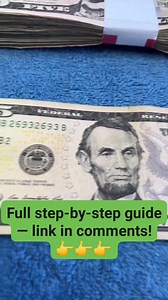 💵 Could your wallet contain $5 or $1 bills worth 10X face value? Learn how to spot Repeater Serial Notes, check condition, and sell for profit! Full guide 👉 Link in comments. #RepeaterNotes #FancySerials #MoneyCollectors #SideHustleCash | Thomas Tho