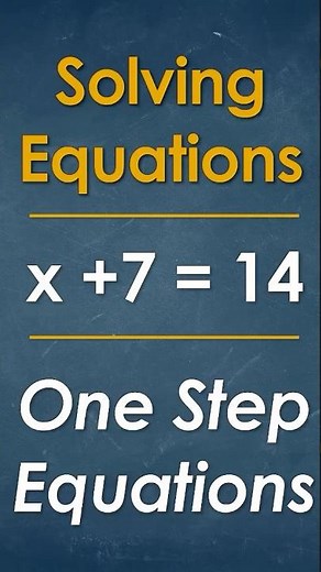 Solving One Step Equations – Made Easy!