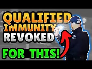 Cop Retaliates - Qualified Immunity Revoked - Creates New Case Law