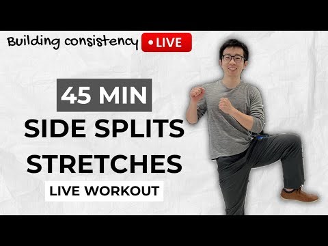 Flexibility Routine for Lower Body and Side Splits - Live Workout!