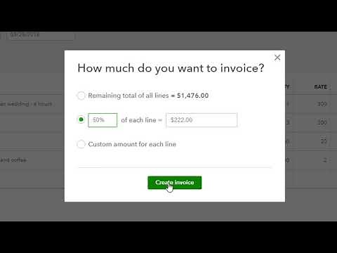 QuickBooks Online Progress Invoicing Tutorial | CAN