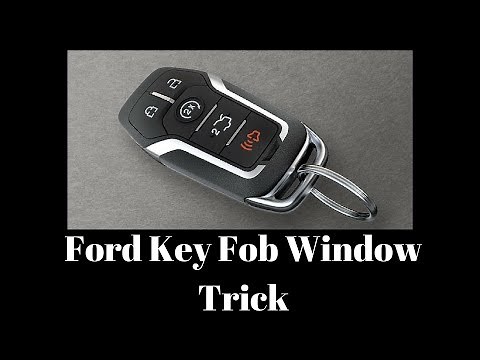 Ford Key Fob Window Trick (Global Windows)