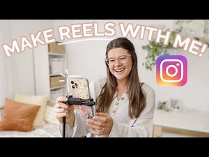 MAKE 3 REELS WITH ME! Create your first (or next) 3 Instagram reels in this *hands on tutorial*