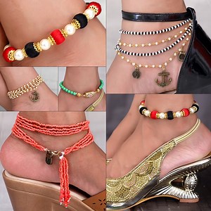 78K views · 9.2K reactions | Best Anklet Design | DIY Jewelry Making | Suitable On Kurti (Design) | Hetal's Art | Facebook