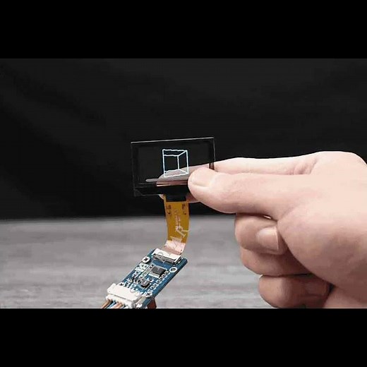 Spotpear 1.51inch transparent OLED display 128×64 SPI/I2C interface for Arduino Raspberry Pi STM32