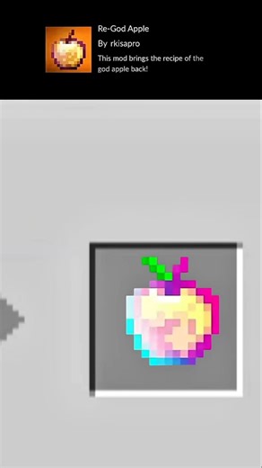 crafting powerful apple moment #minecraft #shorts #youtube